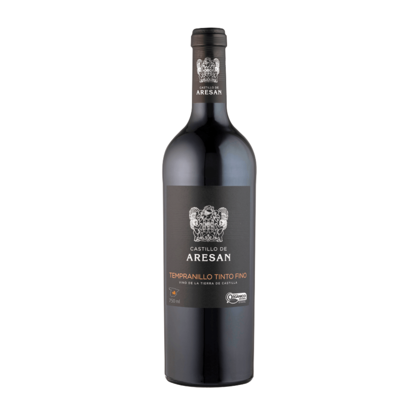 Vinho tinto espanhol tempranillo orgânico 750ml - Vivavinho