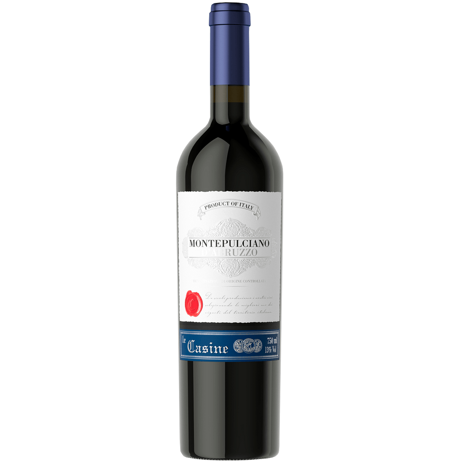 Vinho Tinto Italiano Le Casine Montepulciano 750ml - Vivavinho